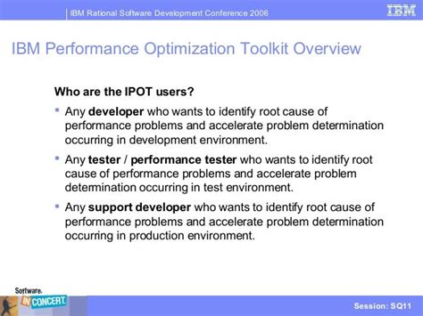 Ibm Performance Optimizaiton Toolkit For Rational Performance Tester