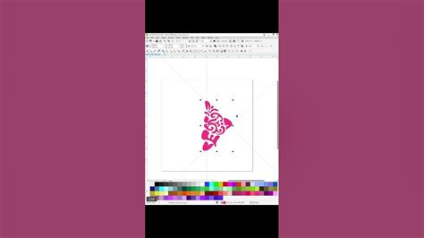 Abstract Floral Seamless Pattern Coreldraw Shorts Youtube