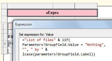 Dynamic Grouping In SSRS Reports SQLServerCentral