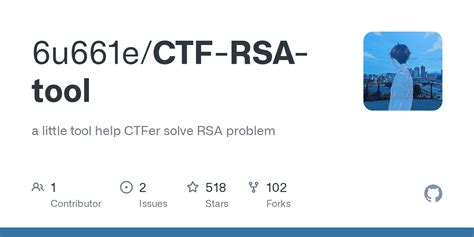 Github 6u661ectf Rsa Tool A Little Tool Help Ctfer Solve Rsa Problem