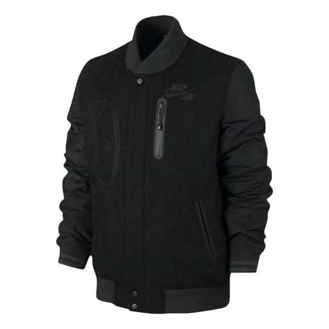 Nike Air Destroyer Letterman Jacket Black 860089 010 Kicks Crew