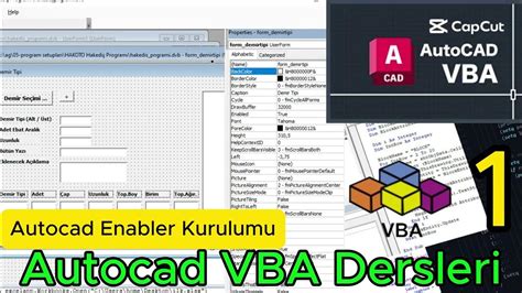 Ders1 Autocadde Vba Aktifleştirme Nasıl Yapılır Autocad Vba Enabler How To Install Youtube