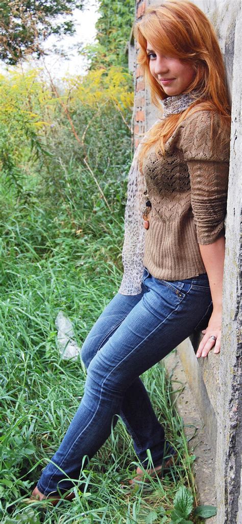 Modern Redhead Standing By Girls N Stylestock On Deviantart