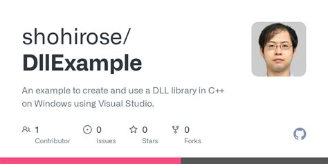 GitHub Shohirose DllExample An Example To Create And Use A DLL Library In C On Windows