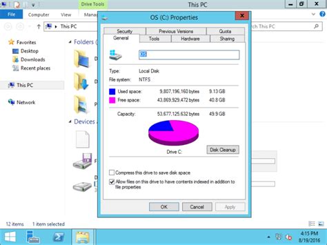Enable And Install Disk Cleanup In Windows Server 2012 R2