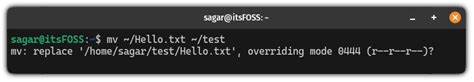 Mv Command Examples In Linux