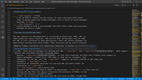 Lint The Markdown · Issue 487 · Cran Task Viewswebtechnologies · Github