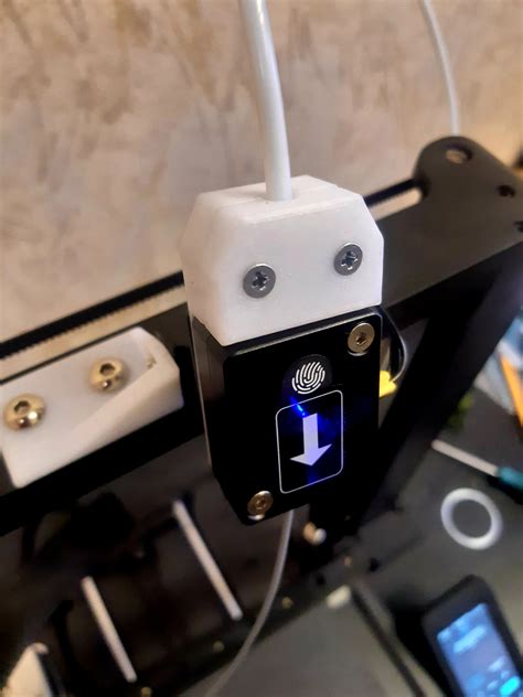 3d Printer Parts Stl Download Ptfe Tube Mount For Ender 3v3 Ke Filament Sensorby Js Designs