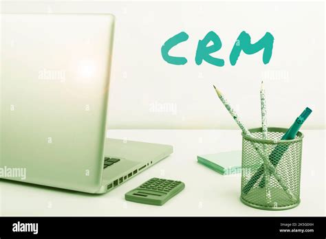 Conceptual Caption Crm Word For Manages All Your Company Relationships And Interactions With