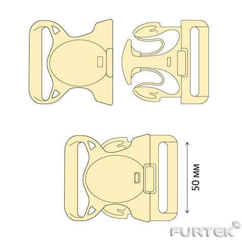 Фастекс усиленный с фиксатором 50 мм, гербовый купить оптом и в розницу ...