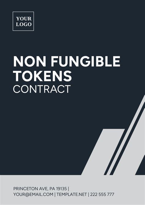 Free Non Fungible Tokens Contract Template To Edit Online
