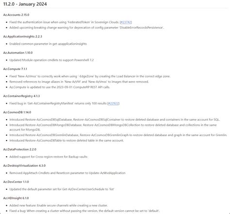 Azure Powershell Module Az 11 2 0 Released Icewolf Blog
