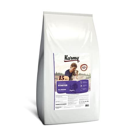 Сухие корма премиум класса Karmy Starter, для для щенков
