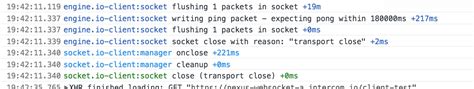 Transport Close Ping Has Not Timeout · Issue 3191 · Socketio · Github