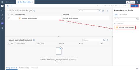 release and deploy the process to trigger technical events sap tutorials