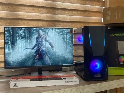 خرید و قیمت کامپیوتر نسل10 Cori5 گیمینگ طراحیrgb کد L444 با 10400 رم 16 گیگ گرافیک8گیگ هارد1