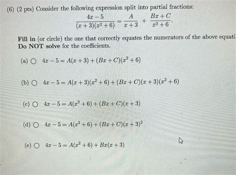 [solved] 6 2 Pts Consider The Following Expres Solutioninn