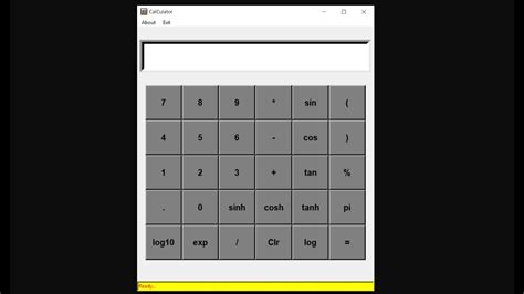 Scientific Calculator In Python With Source Code Source Code And Projects Youtube