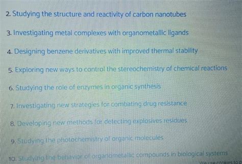 Solved Studying The Structure And Reactivity Of Carbon Chegg