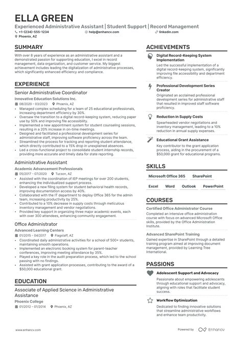 Executive Administrative Assistant Resume Sample 22 Administrative