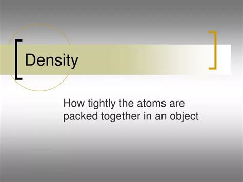 Ppt Density Powerpoint Presentation Free Download Id 1310464