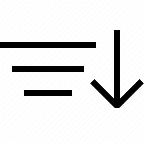 Arrange Filter Order Sort Sorting Icon Download On Iconfinder