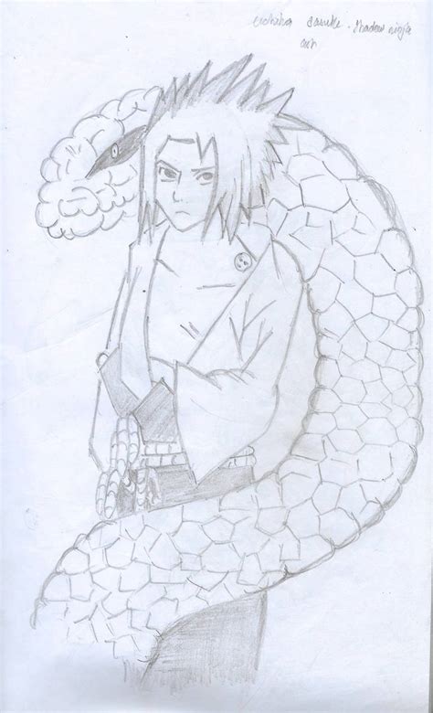 Uchiha Sasuke Pencil Sketch Drawing By Aaditya Sreehari Saatchi Art