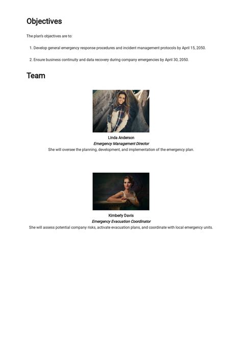 Free Business Emergency Action Plan Template Google Docs Word Apple Pages PDF Template Net