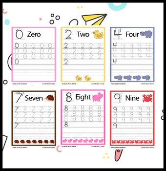 Tracing And Writing Numbers By Tutor Land TPT
