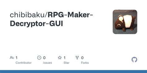 github chibibaku rpg maker decryptor gui
