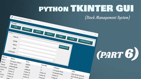 Find And Delete Data Into The Database For Python Tkinter Gui Crud