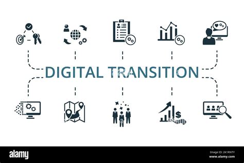 Digital Transition Set Icon Editable Icons Digital Transition Theme