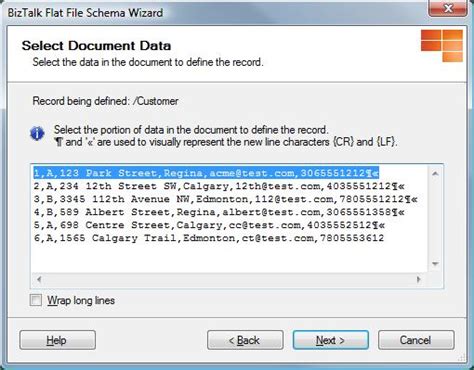 Kent Weares Integration Blog Biztalk Flat File Schema Wizard