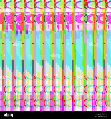 Abstract Glitch Art Design Background Stock Photo Alamy