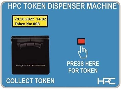 HPC Token Dispenser Token Printer Machine Model HPC21 Amazon In Office Products