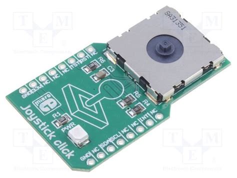 Joystick Click Mikroe Click Board Prototype Board Comp As5013n50p105 Joystick Mikroe