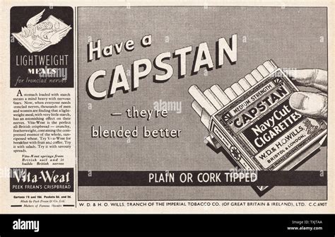 Capstan Cigarette At Charlotte Mcgowan Blog