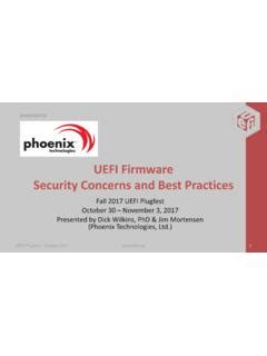 UEFI Firmware Security Concerns And Best Practices Uefi Firmware Security Concerns And Best