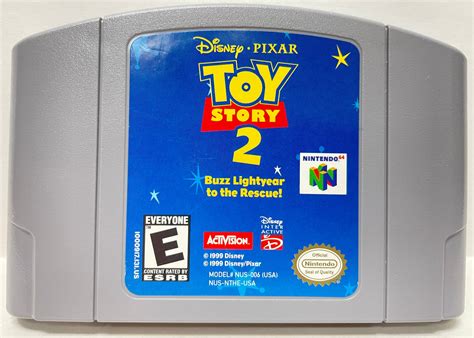 Toy Story 2 Buzz Lightyear To The Rescue Nintendo 64 N64 Game 1999 Tes Berbly Toys