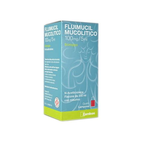 Fluimucil Mucolitico 100 Mg5ml Sciroppo 200 Ml