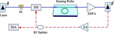 Figure 1 From Optoelectronic Oscillator Based Sensor Using An On Chip Sensing Probe Semantic