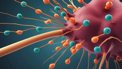 Detailed Microscopic Representation Of Neuronal Structures And Connections Premium Ai