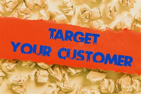Conceptual Caption Target Your Customer Business Approach Attract And