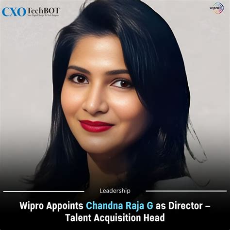 #chandnarajag #wipro #talentacquisition #leadershiphiring… | CXO TechBOT | 25 comments