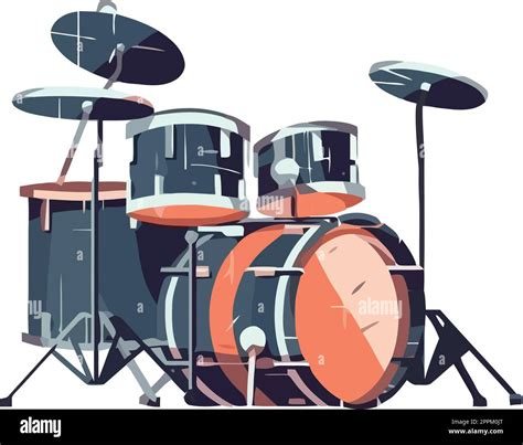 Shiny Percussion Drum Stock Vector Image And Art Alamy