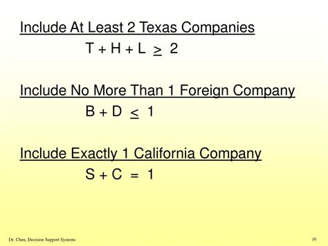 Ppt Chapter 6 Integer And Goal Programming Models Powerpoint