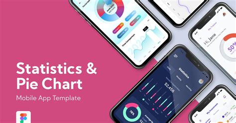 Statistics And Pie Chart Mobile App Template Ux And Ui Kits Ft Statistic And Chart Envato