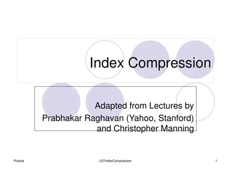 PPT Index Compression PowerPoint Presentation Free Download ID 5109086