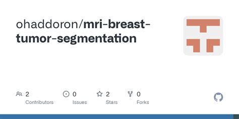 Github Ohaddoron Mri Breast Tumor Segmentation