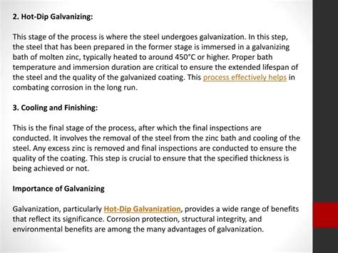 Ppt What Is The Galvanizing Process And Why Is It Important